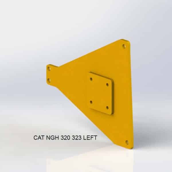 Caterpillar NGH 320/323 Mast Mount Plates for MS9xx Receivers